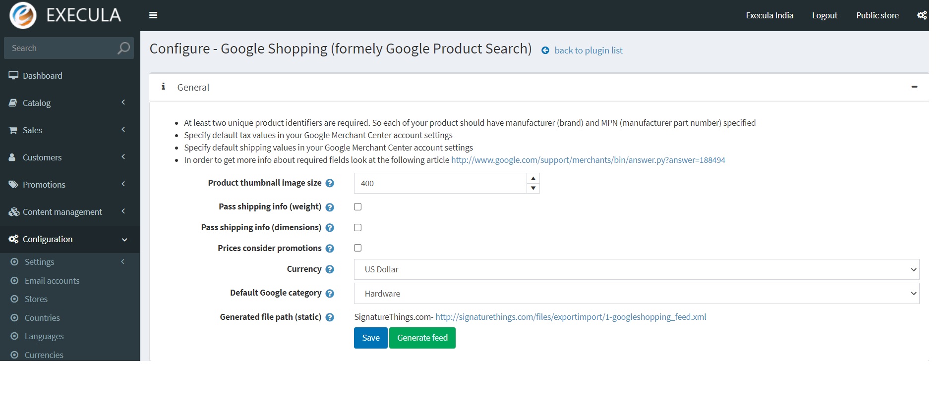 Feed Manager | Execula - Web Development & Digital Marketing Company USA